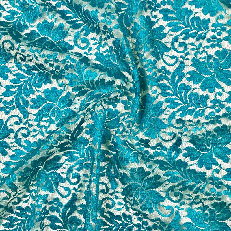 خرید آنلاین دانتل آلپینو رنگ فیروزه ای با بهترین قیمت - پارچه نگار